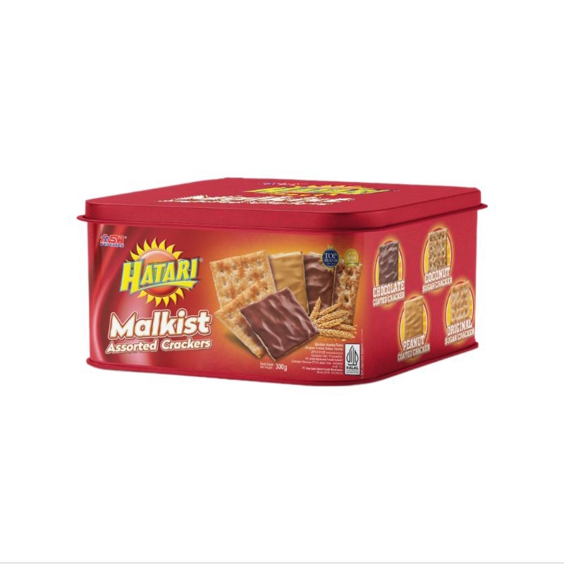 Jual Hatari Malkist Crackers Assorted Kaleng 300g | Shopee Indonesia