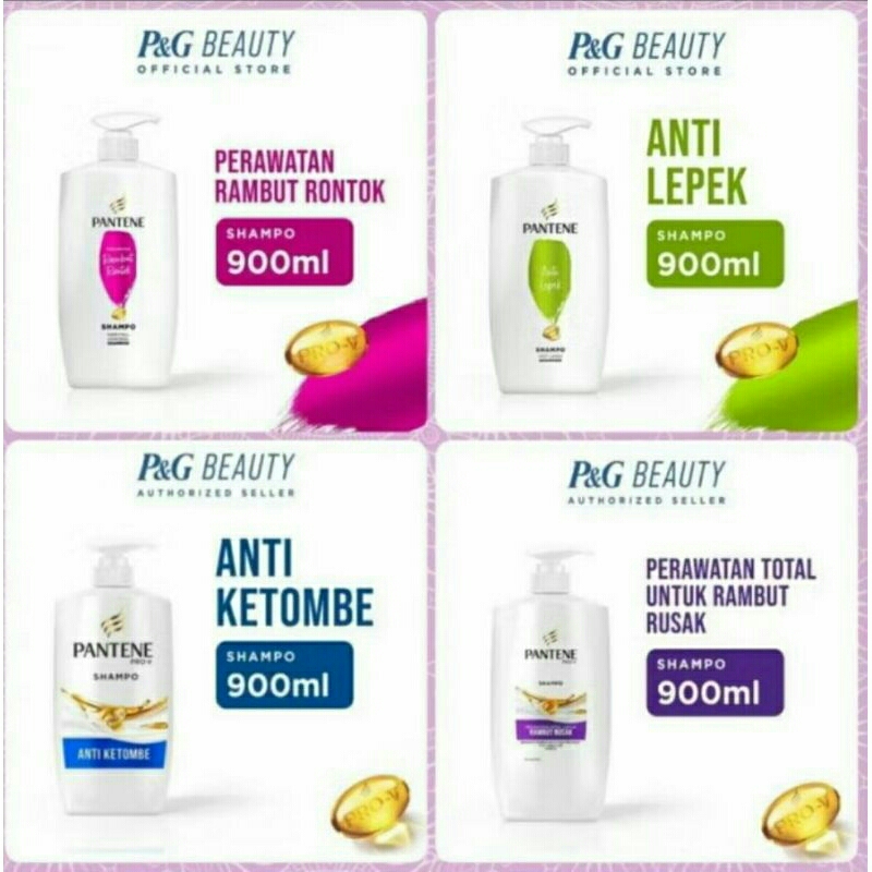 Jual Pantene Shampoo Sampo Botol 900 Ml | Shopee Indonesia