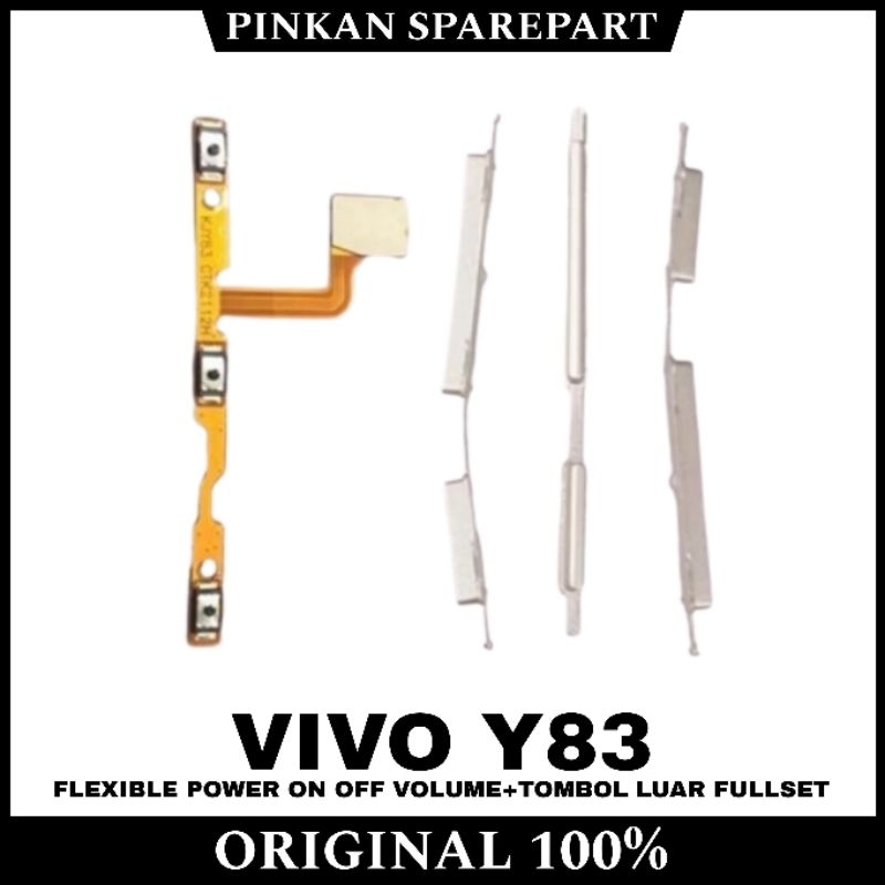 Jual Flexible On Off Volume + Tombol Luar Vivo Y83 ( Fullset Luar Dalem ) | Shopee Indonesia
