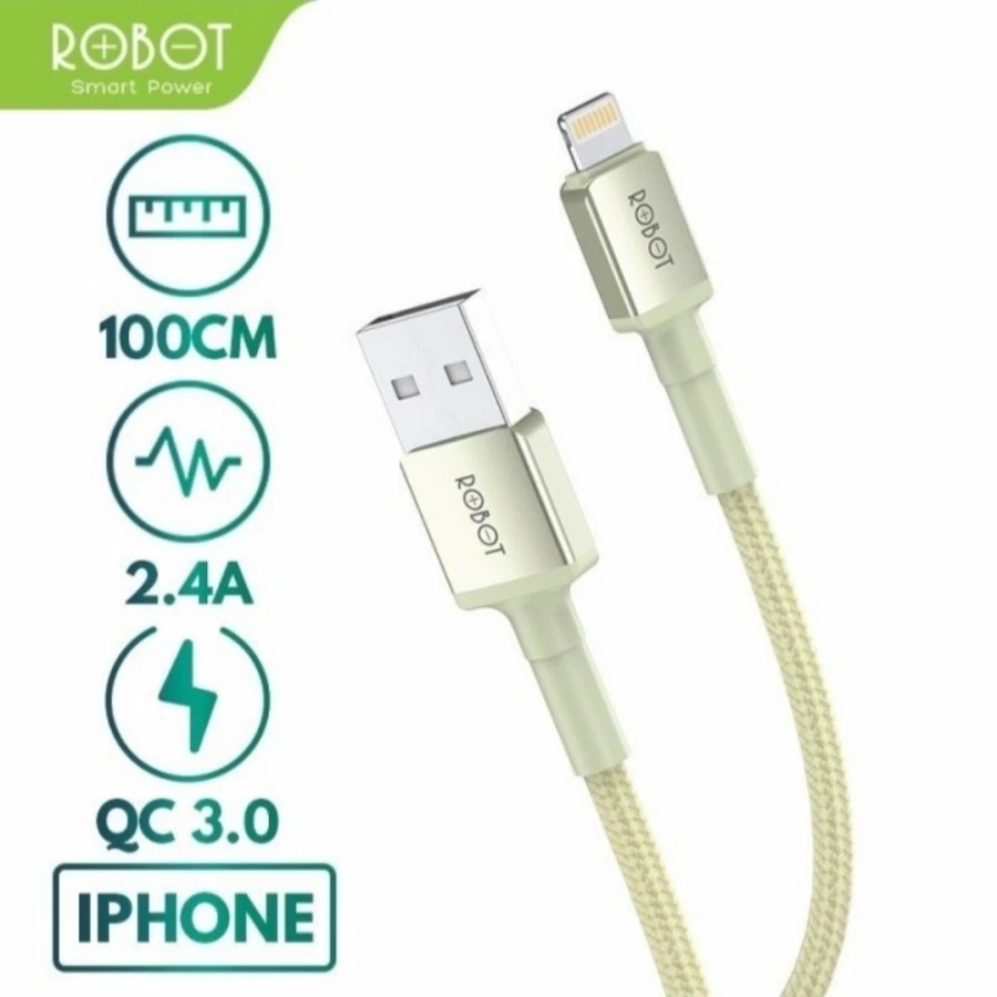 Jual Robot RSL100 RSL200 Kabel Data Lightning Fast Charging 2.4A ...
