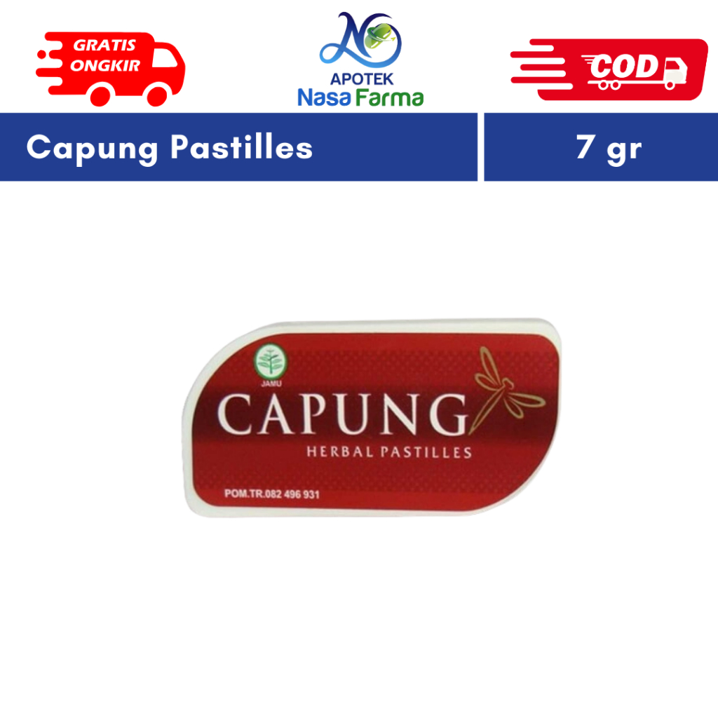 Jual CAPUNG HERBAL PASTILLES 7 GR - PERMEN PELEGA TENGGOROKAN | Shopee ...