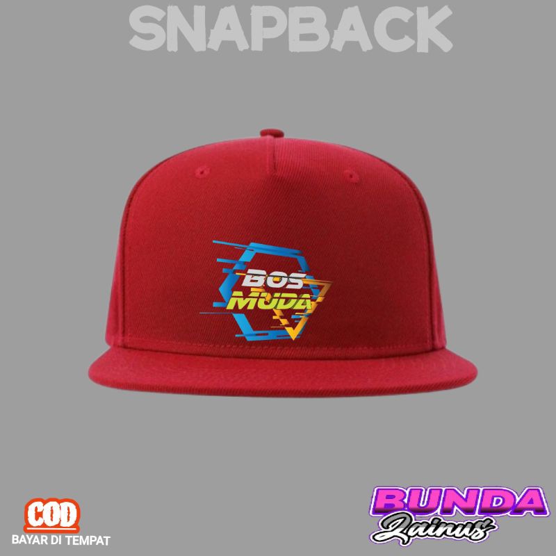 Jual Topi Snapback Boss Muda Topi Casual Rope Hat Bahan Denim Topi ...