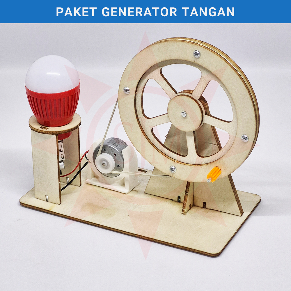 Jual Paket Generator / Pembangkit Listrik Tangan / Engkol / Tuas ...
