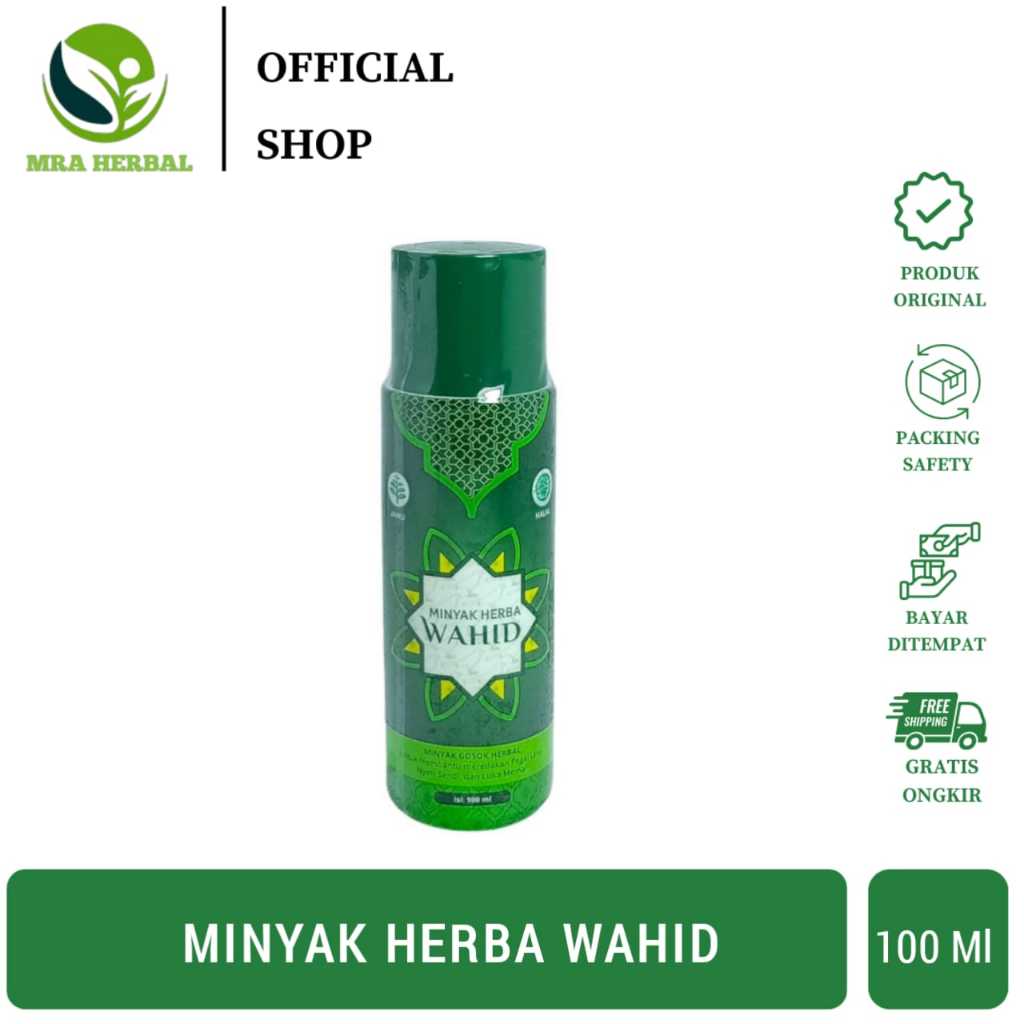 Jual Minyak Gosok Herba Wahid 100 Ml | Minyak Butbut Herbal Wahid Original | Shopee Indonesia