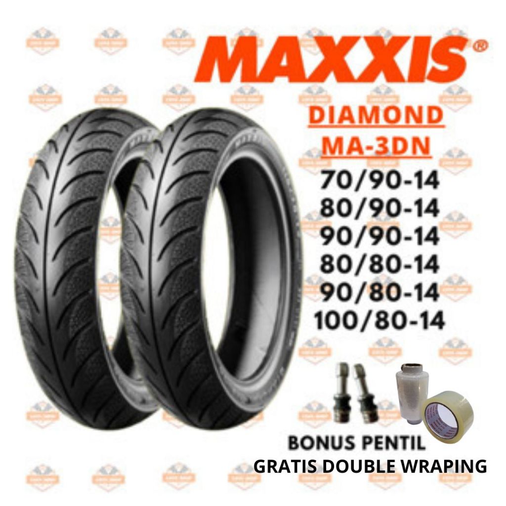 Jual BAN MAXXIS DIAMOND MA-3DN RING 14 // 70/80 - 14 & 80/90 - 14 & 90/ ...