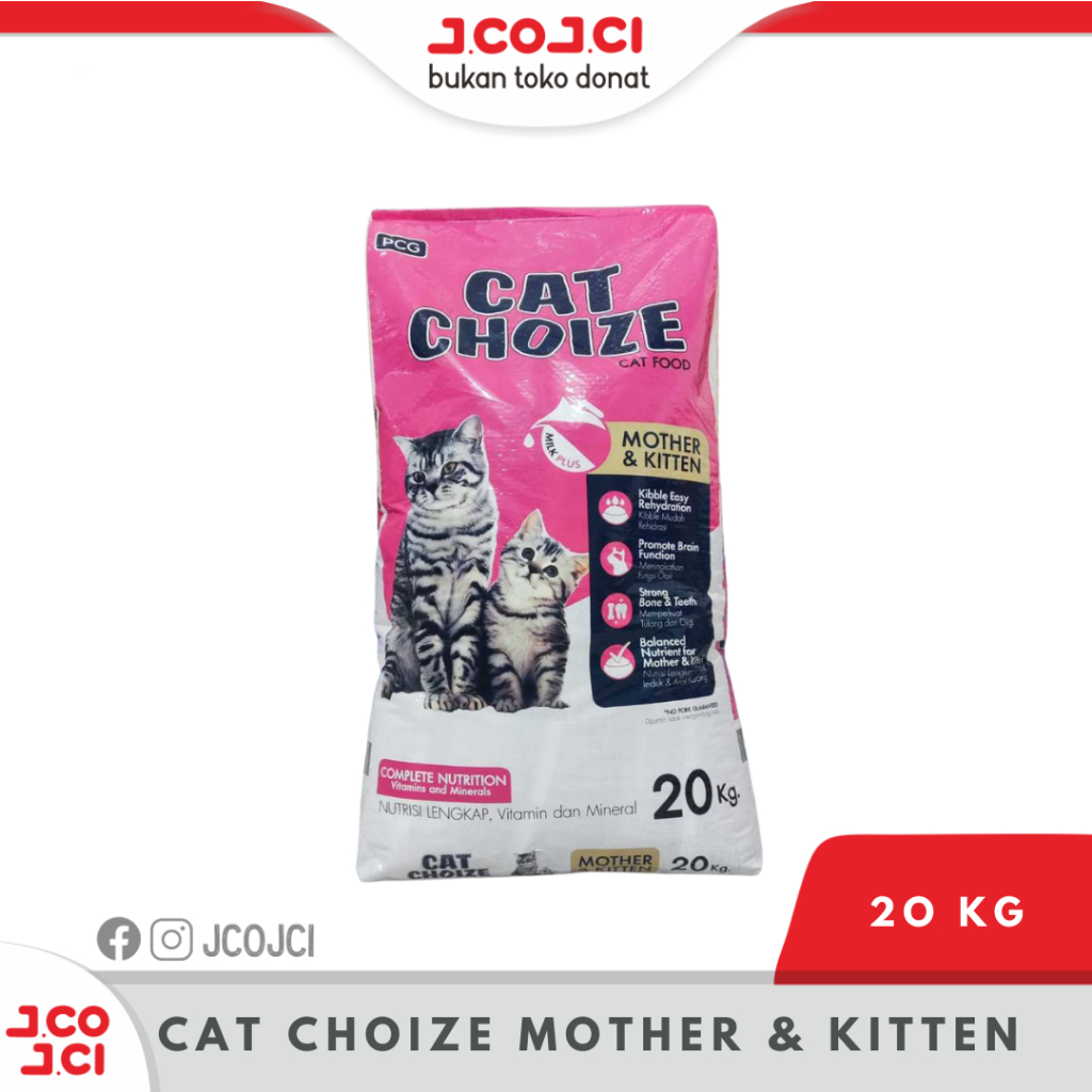 Jual Cat Choize Mother & Kitten 20Kg || Makanan Kucing || Cat Food ...