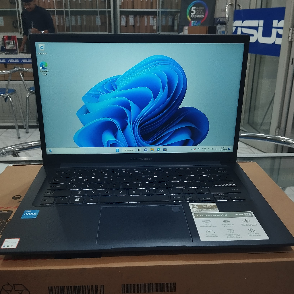 Jual Asus Vivobook A1404ZA i3 gen 12 RAM 8GB SSD 256GB Windows 11 Layar ...