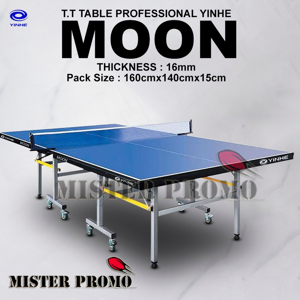 Jual Meja Pingpong YINHE MOON MDF 16mm Tenis Meja Original | Shopee Indonesia