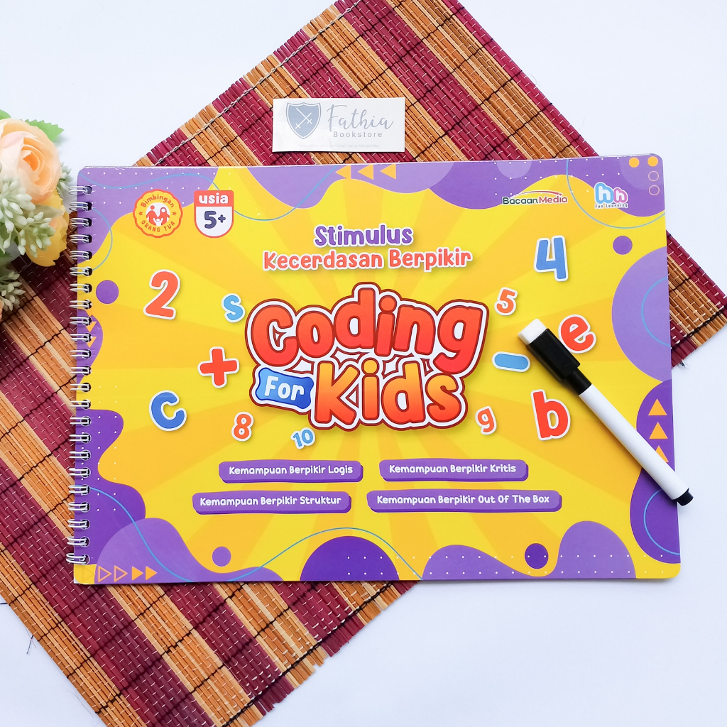 Jual Buku Anak Stimulus Kecerdasan Berpikir Coding For Kids Membaca ...