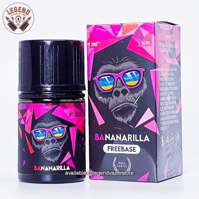 Jual FREEBASE - LIQUID BANANARILLA 60ML By JUICE CARTEL AUTHENTIC ...