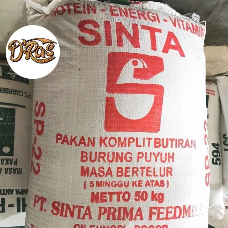 Jual pur puyuh SP 22 Pakan Burung Puyuh Sinta Sp-22 1 karung 50kg | Shopee Indonesia