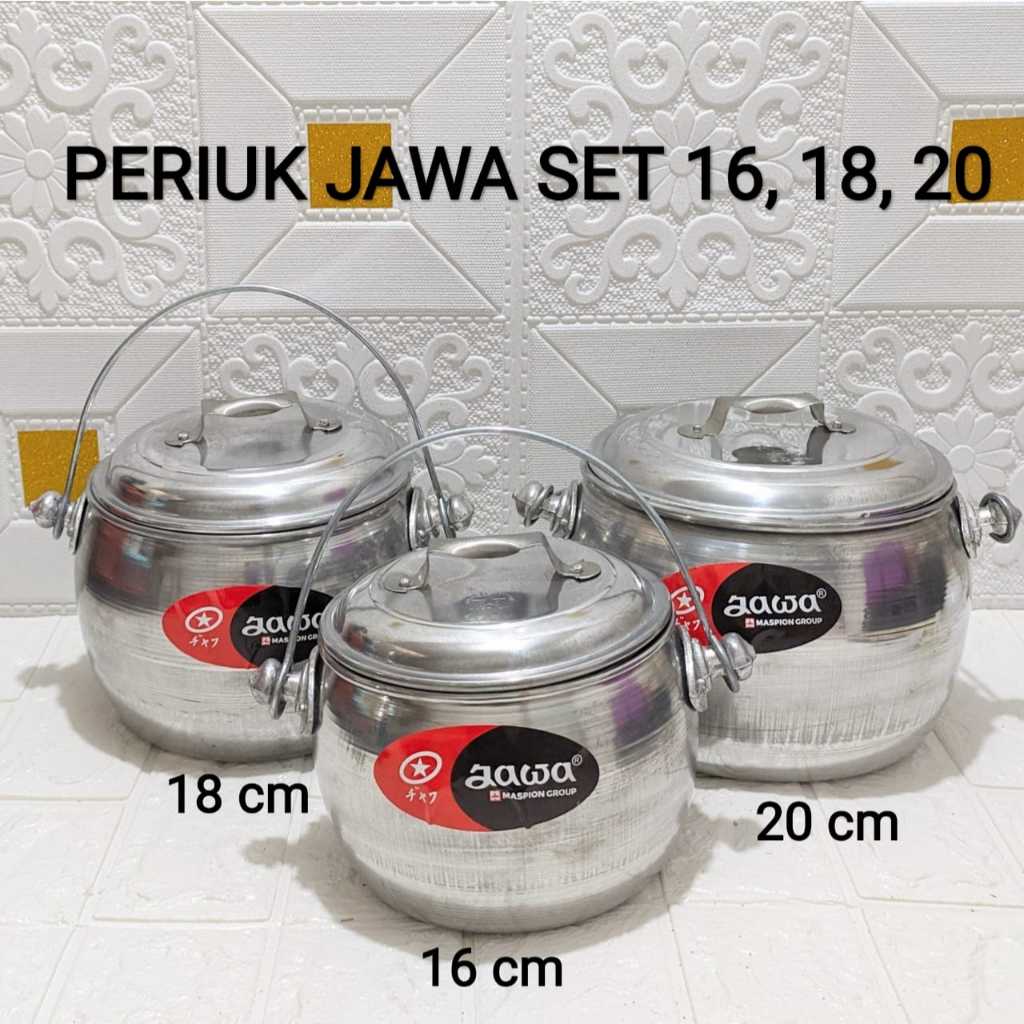 Jual HOT PRODUCT Panci Priuk Jawa Periuk Gantung Ukuran 16-18-20-22-24 ...