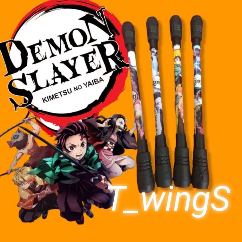 Jual [ TWF ] 12PCS PULPEN SPINNING KIMETSU NO YAIBA / 12 PCS PEN ...