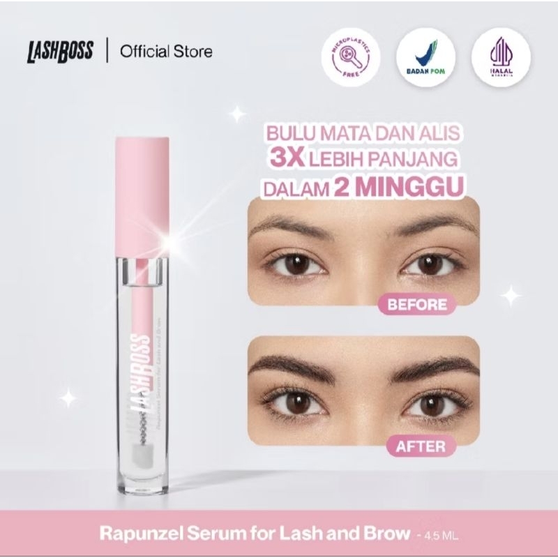 Jual LashBoss Rapunzel Serum 4,5 ml eyelash eye lash (Serum Bulu Mata ...
