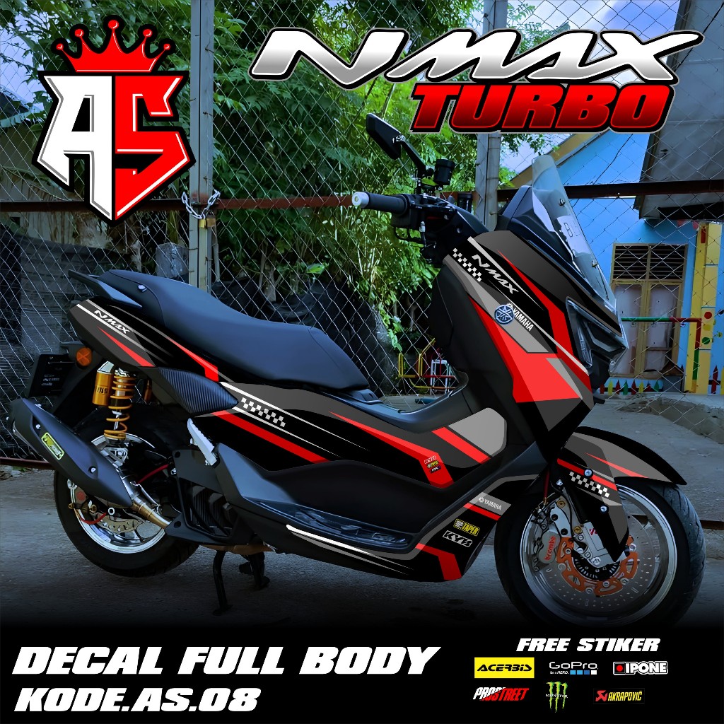 Jual COD Decal Sticker Yamaha Nmax TURBO NEO 155 2024 2025 Stiker Decal ...