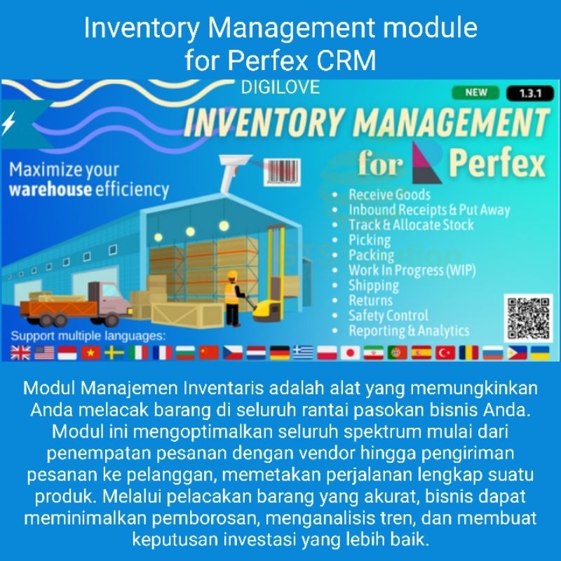 Jual Inventory Management module for Perfex CRM | Shopee Indonesia