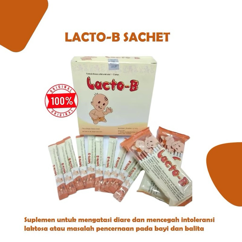 Jual LACTO B PER PACK ISI 10 SACHET | Shopee Indonesia