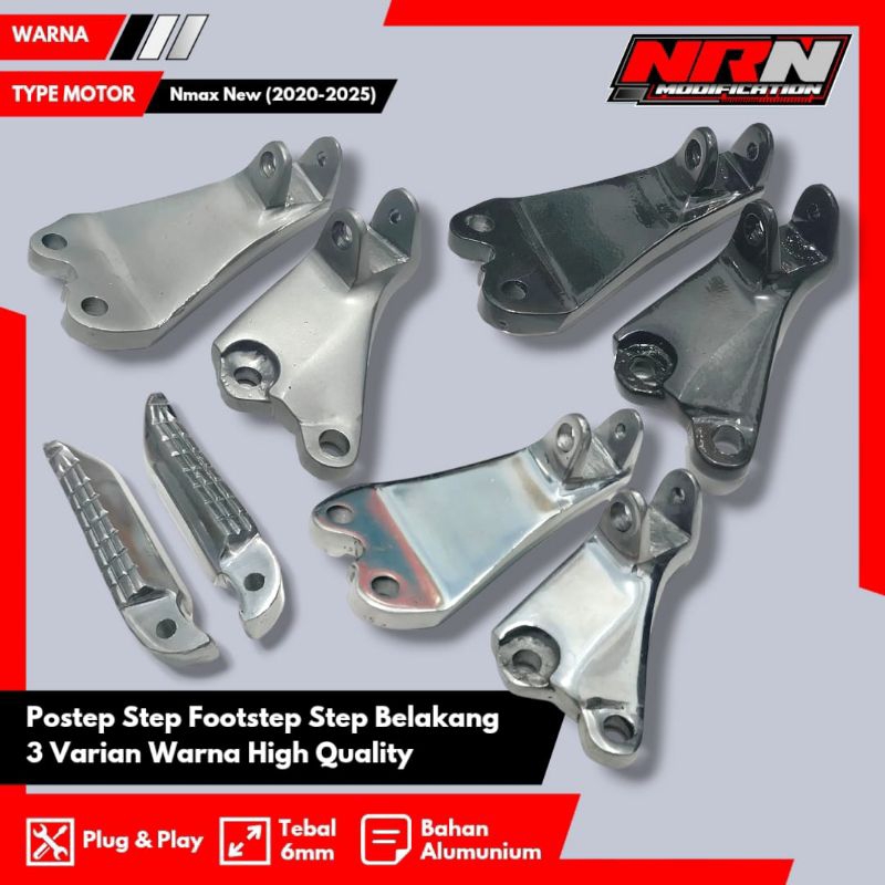 Jual Footstep Nmax New Step Nmax New Satu Set 2020 - 2025 | Shopee ...
