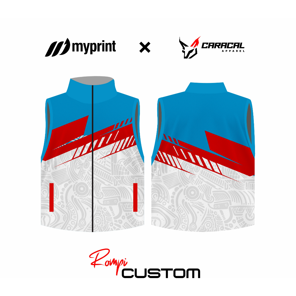 Jual Rompi Custom / Rompi Full Printing / Rompi Murah / Free Design ...