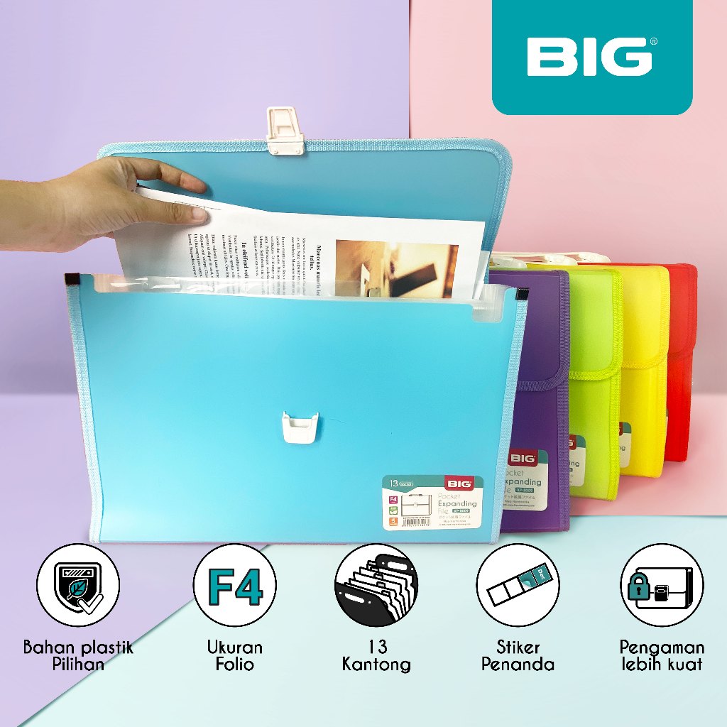 Jual BIG Expanding File/ Map Harmonika/ Organizer Dokumen/ Carry File ...
