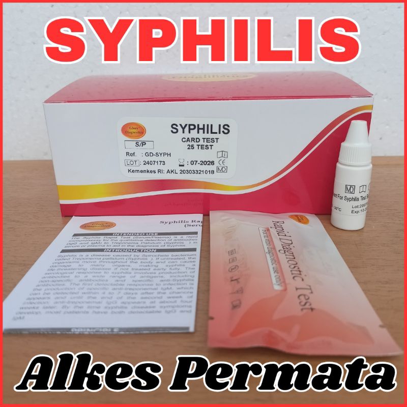Jual TP SYPHILIS Card Test / sifilis 25 Cassette Glory | Shopee Indonesia