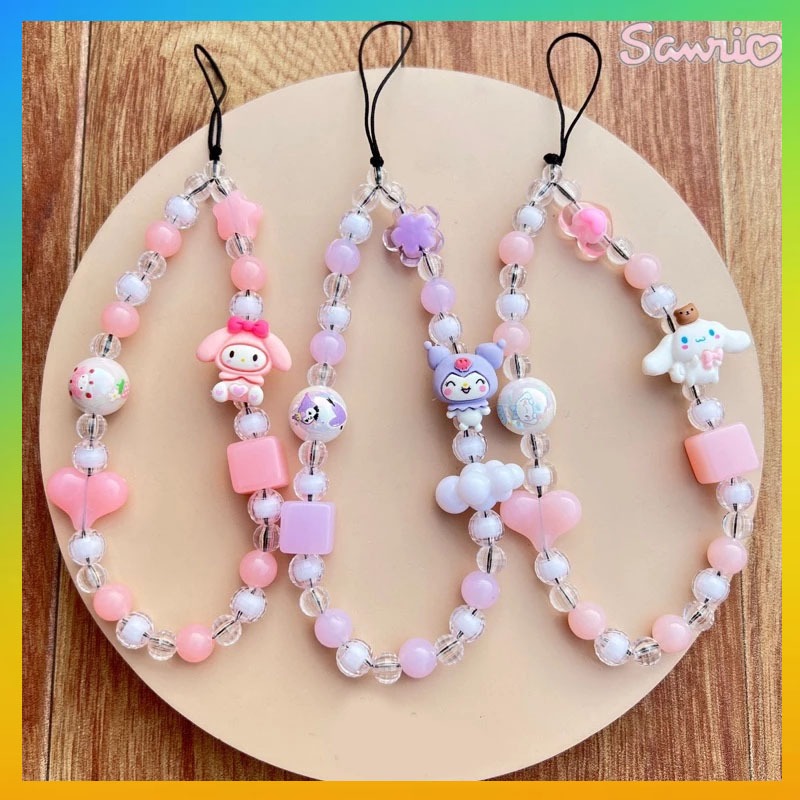 Jual Strap HP Manik Sanrio Luxury Premium / Tali HP Phone Strap ...