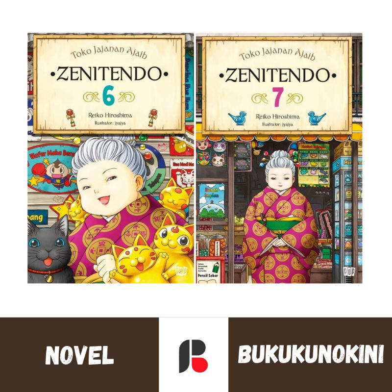 Jual (Original, Segel) Novel Toko Jajanan Ajaib Zenitendo 1 2 3 4 5 6 7 ...