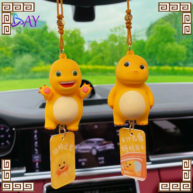 Jual Gantungan Mobil Lucu Karakter Dino Kuning Car Pendant Hanger ...