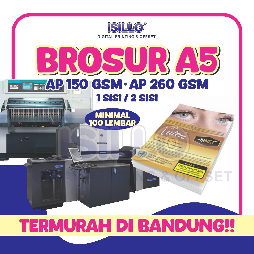 Jual CETAK BROSUR A5 AP 150GSM AP 260GSM | BROSUR CEPAT MURAH [BACA DESKRIPSI PRODUK] | Shopee ...