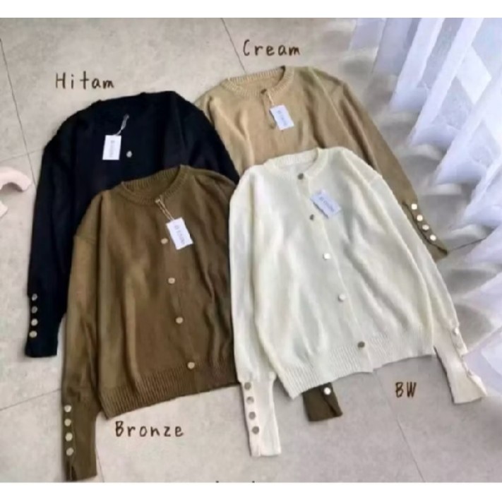 Jual KARDIGAN RAJUT WANITA BAHAN RAJUT TEBAL BASIC INARA OUTHER KNITE // ATASAN WANITA ...