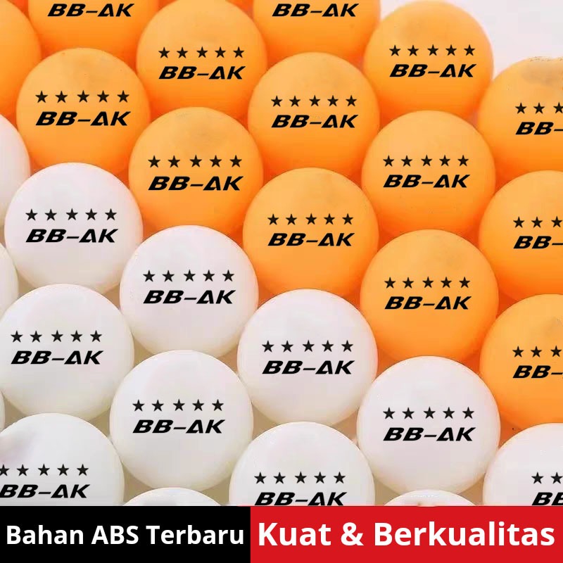 Jual Bola Pingpong / Bola Tenis Meja ABS Bintang 5 dan Bintang 3 Isi 10 Pcs | Shopee Indonesia