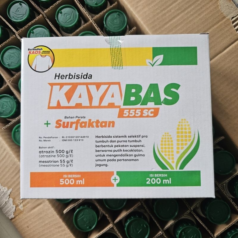 Jual Herbisida Selektif tanaman Jagung Kayabas 555SC + Surfaktan isi ...