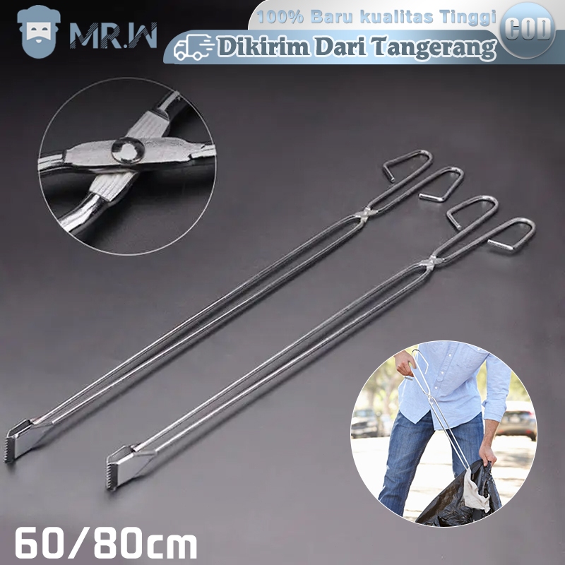 Jual Jepitan Sampah Panjang 80cm Capitan Sampah Panjang Stainless Alat ...