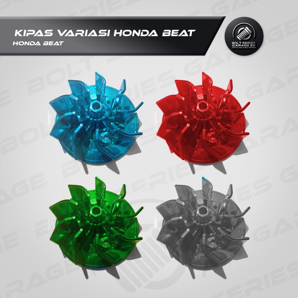 Jual Kipas Variasi Honda Beat Hijau Merah Biru Silver | Shopee Indonesia