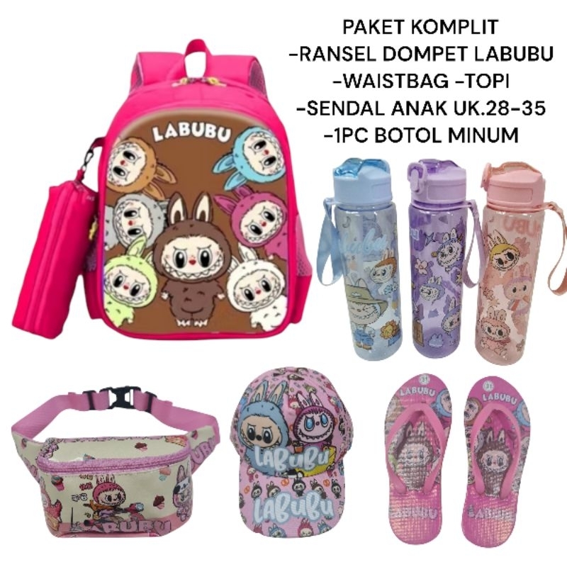Jual TAS VIRAL LABUBU TAS SEKOLAH ANAK KARAKTER LABUBU BANYAK BONUSNYA BUAT ANAK TK/SD | Shopee ...