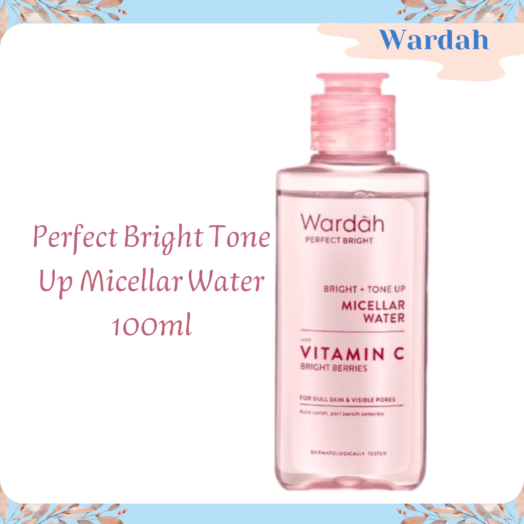 Jual Wardah Perfect Bright Tone Up Micellar Water 100ml | Shopee Indonesia