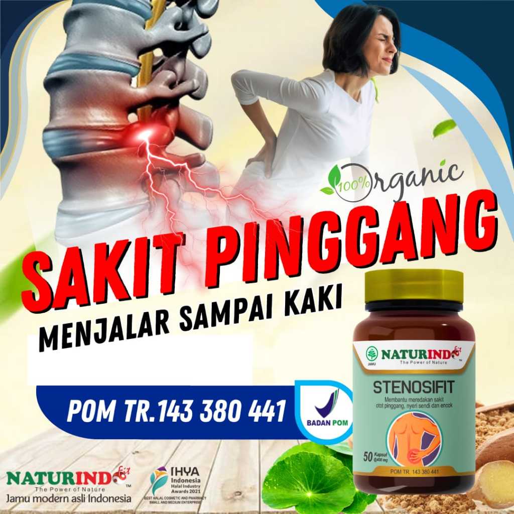 Jual Obat Sakit Pinggang Sampai Kaki Sakit Bokong Saraf Kejepit ...