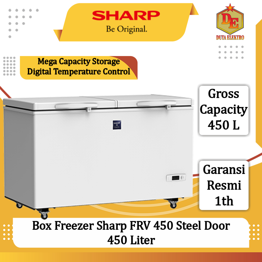 Jual Box Freezer Sharp FRV 450 Steel Door 450 Liter | Shopee Indonesia