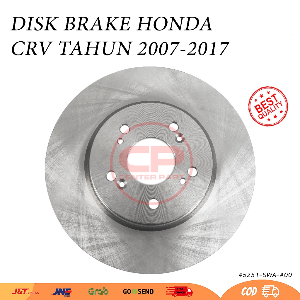 Jual Disk Brake Piringan Cakram Piringan Rem Depan Crv Gen3 Gen4 2007 2008 2009 2010 2011 2012 ...