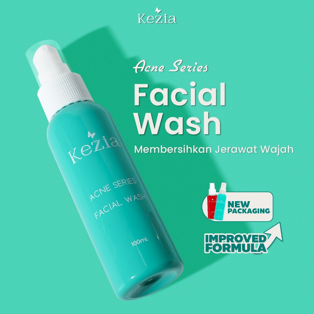 Jual KEZIA Beauty - Facial Wash NEW ACNE SERIES 100ml - Sabun Cuci Muka Wajah Berjerawat ...