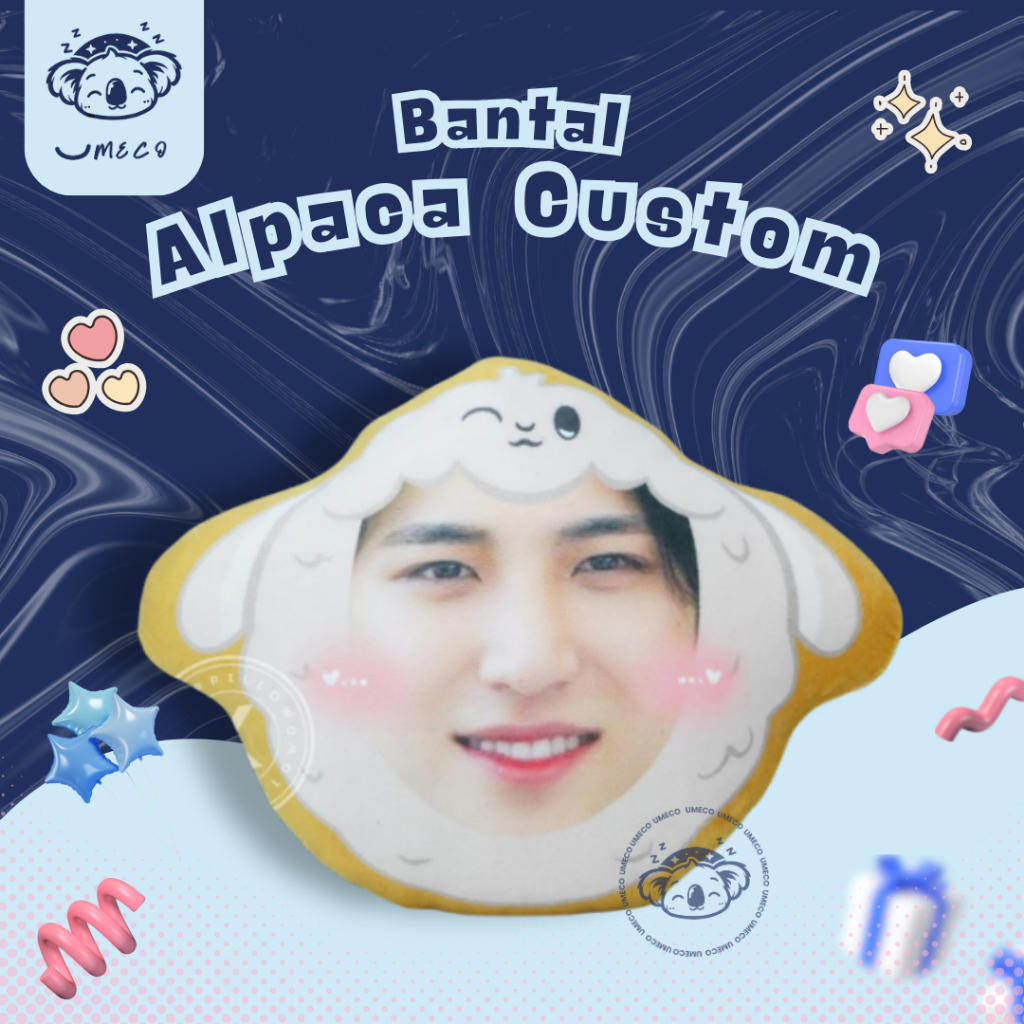 Jual UMECO - Bantal Boneka Alpaca Series Custom Muka - U071 | Shopee ...