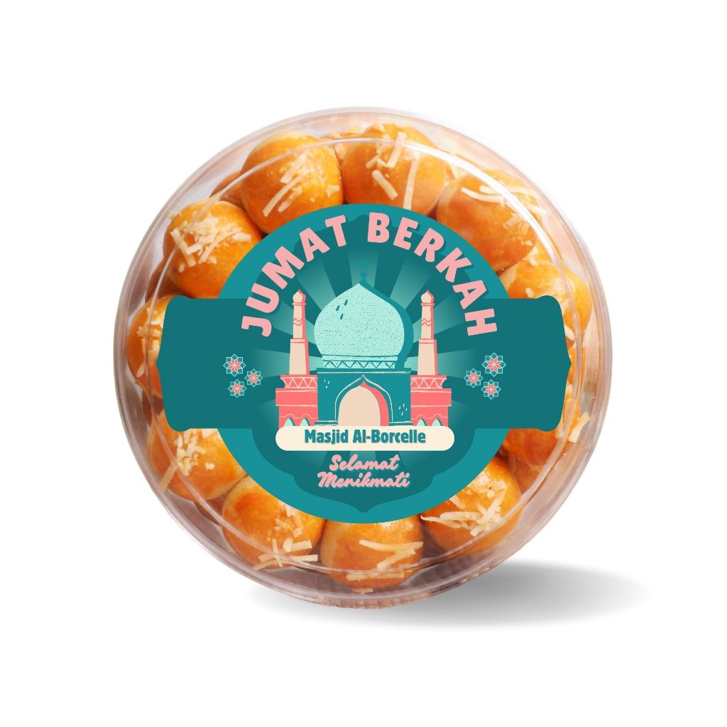 Jual Design Stiker Toples Kue Kekinian & Unik - 100% Custom Sesuai ...