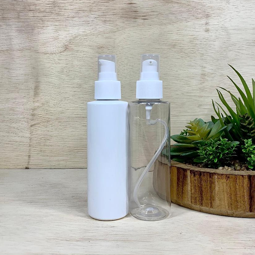 Jual Botol Pump 150 Ml Treatment Putih / Botol Treatment Pump 150 Ml RF / Botol Pump 150 Ml ...