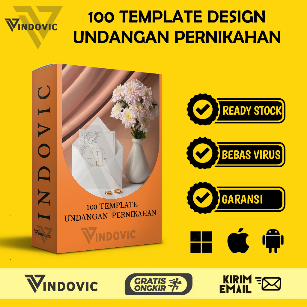 Jual 100+ TEMPLATE DESIGN UNDANGAN MENARIK MODERN MEWAH DAN UNIK ...
