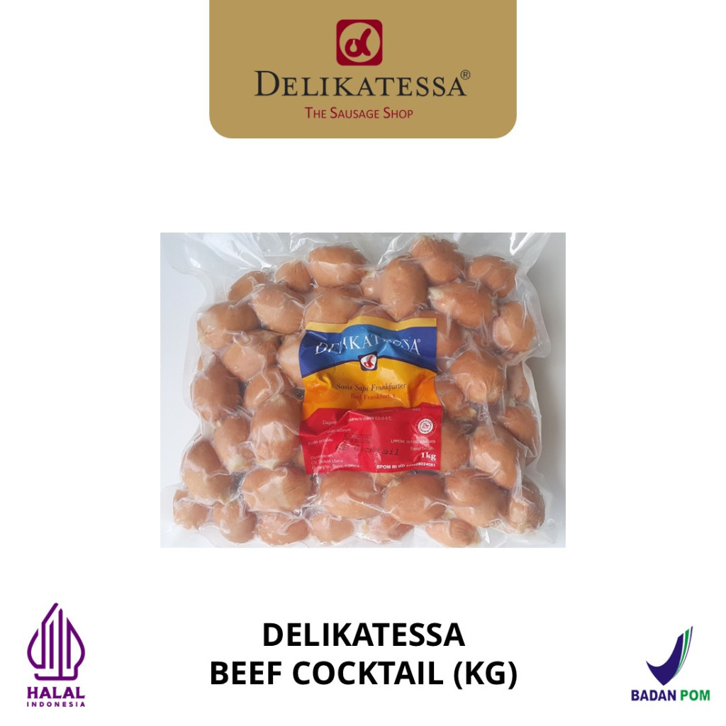 Jual DELIKATESSA BEEF COCKTAIL 1 KG SOSIS SAPI MINI HALAL | Shopee ...