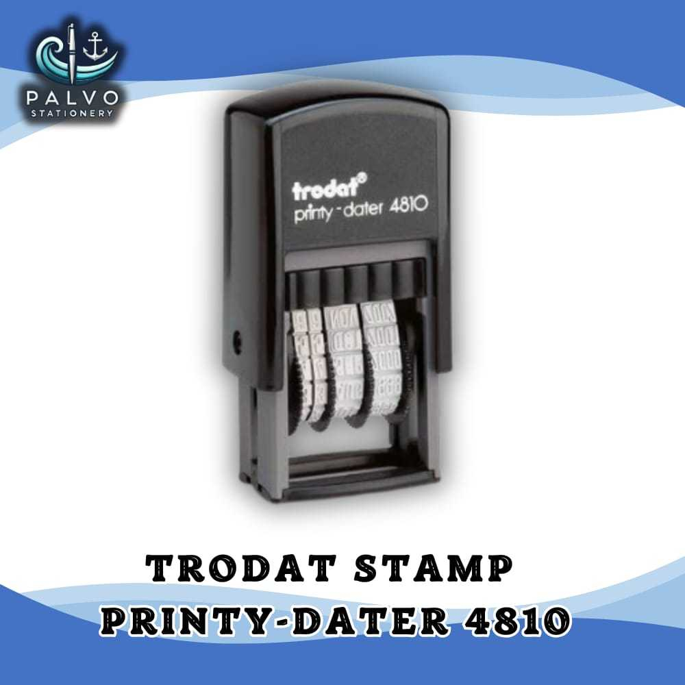 Jual TRODAT STEMPEL TANGGALAN 4810 / ALAT STEMPEL | Shopee Indonesia