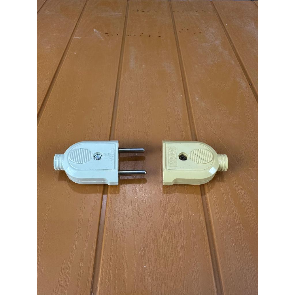 Jual TOFUDA Steker lampu Female/Male Gepeng MINI CIP STAKER SETAKER ...