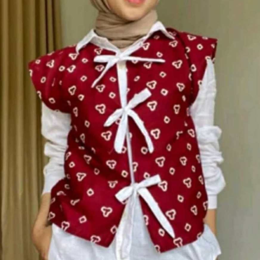 Jual ROMPI BATIK JUMPUTAN/VEST BATIK JUMPUTAN/ VEST PITA LUCU/ VEST ...