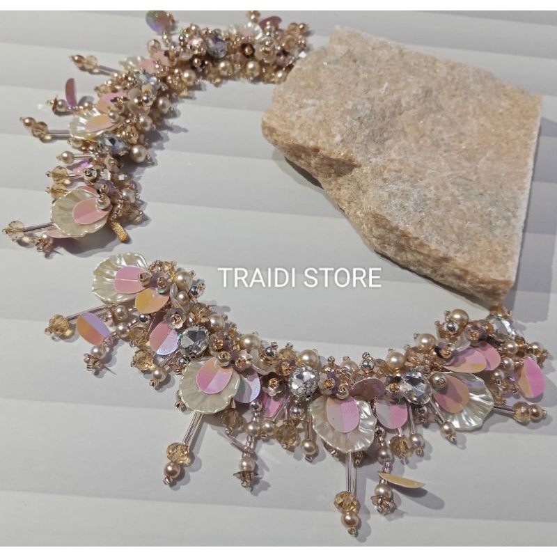 Jual payet rangkai payet instan payet leher Payet Outer(Yushi kerang ...