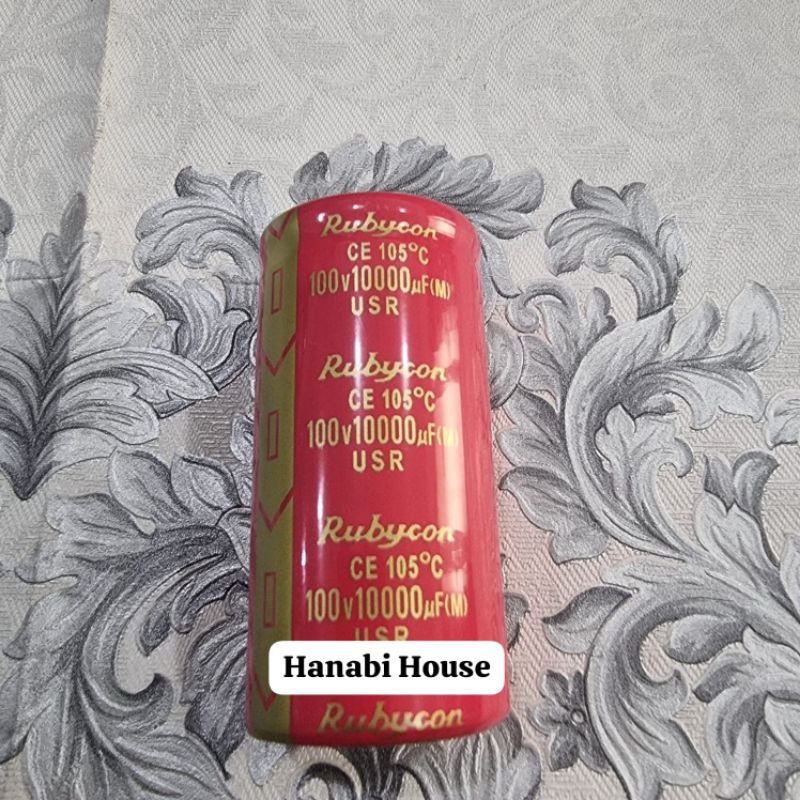Jual USR Elco 10000uf 100v Rubycon USR Merah Elko Rubicon Red Original ...